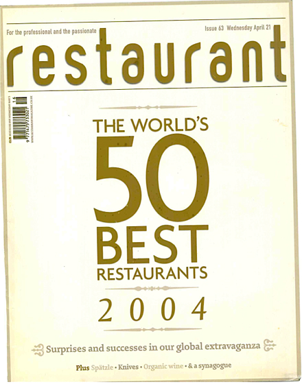 C’est en 2002 qu’est né le » The World’s 50 Best Restaurants » – retour ...